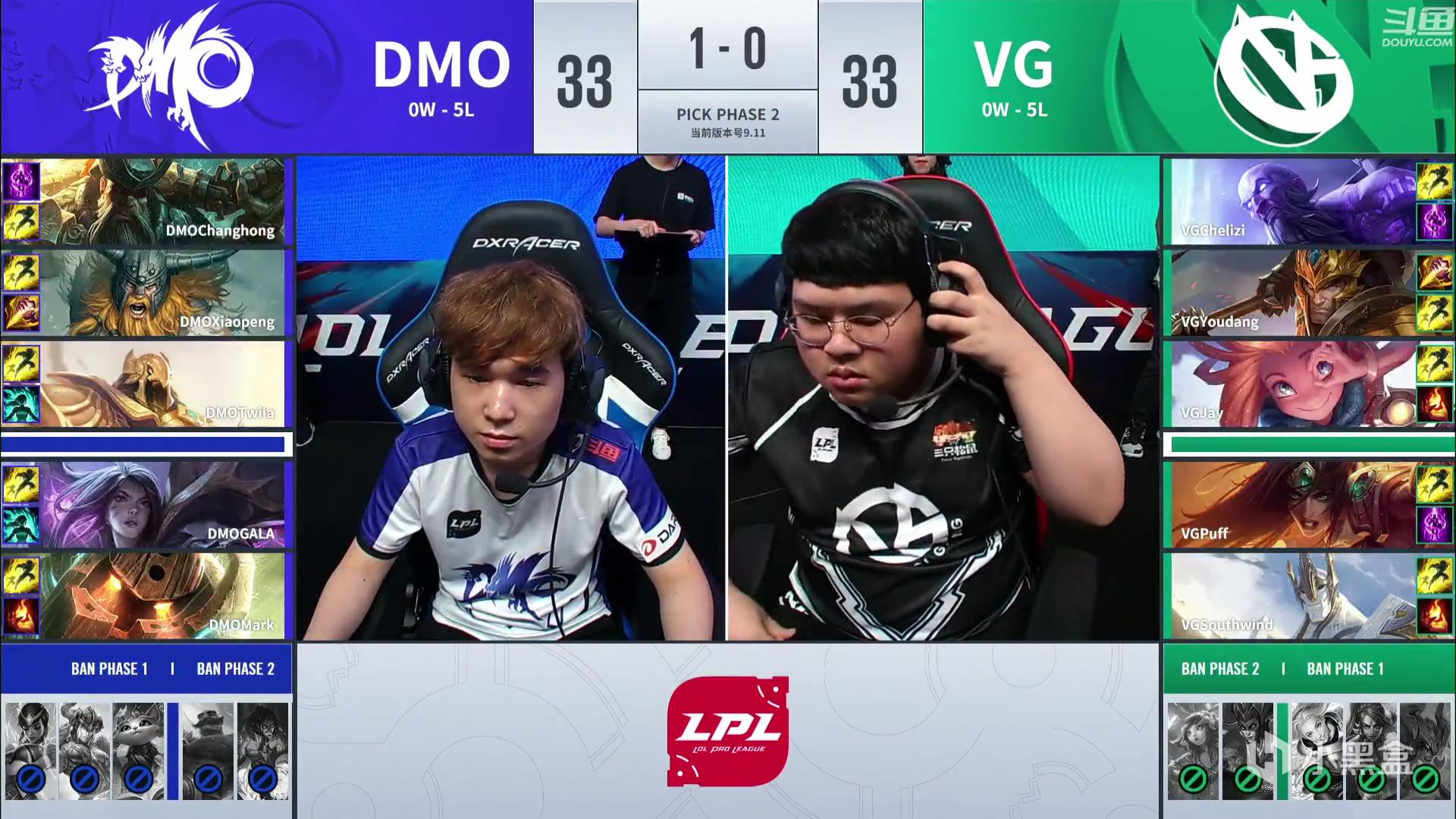 LPL夏季赛二十三日：DMO 2:1战胜VG，FPX连胜依旧