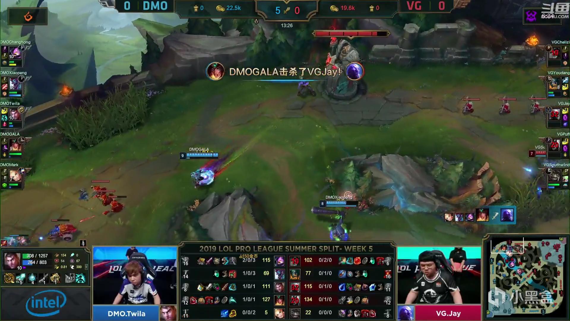 LPL夏季赛二十三日：DMO 2:1战胜VG，FPX连胜依旧